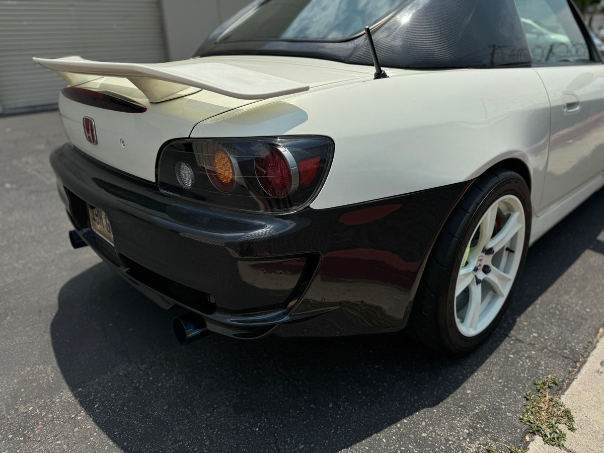 S2000 ASM Style DRY Carbon Rear Aero Bumper – Ballade Sports