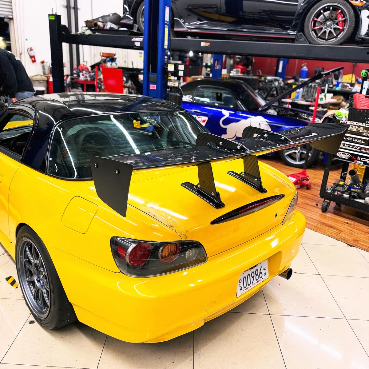 Grp A S2000 1700mm Pre-Preg Dry CF Swan Neck Wing – Ballade Sports