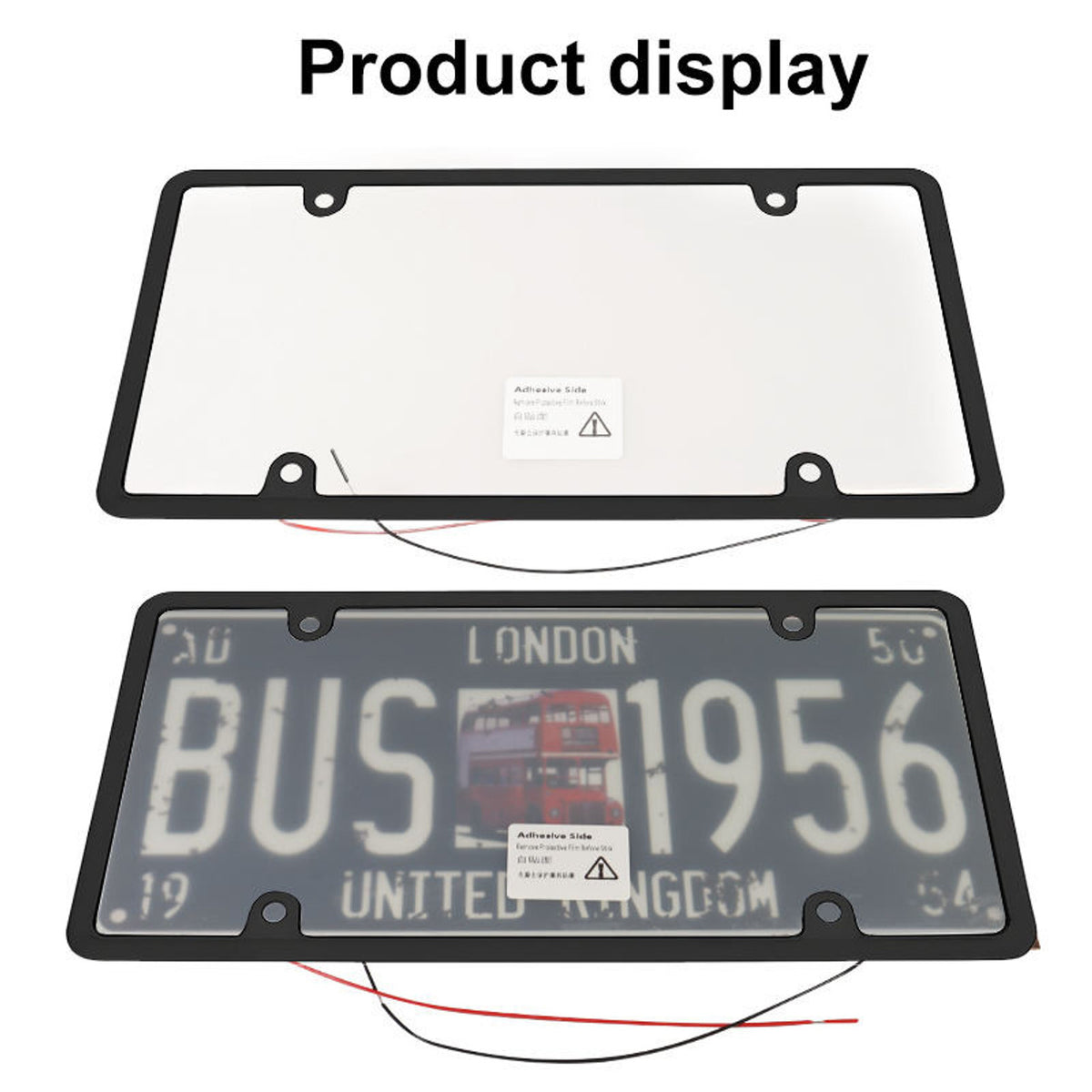 Stealth Electronic License Plate Blur Frame – Ballade Sports