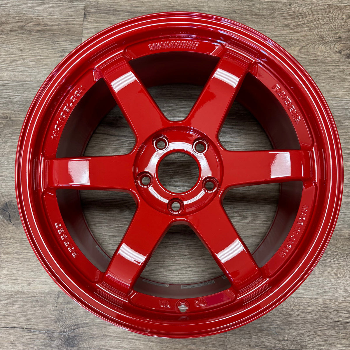 Volk Racing TE37SL 18x9.5 +38, 5x120 Red (Set Of 4) – Ballade Sports