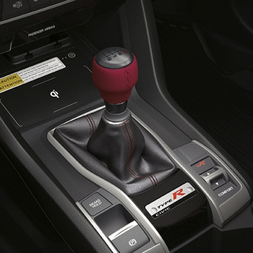 Honda Genuine 17-21 Civic Type R Red Leather Shift Knob – Ballade Sports
