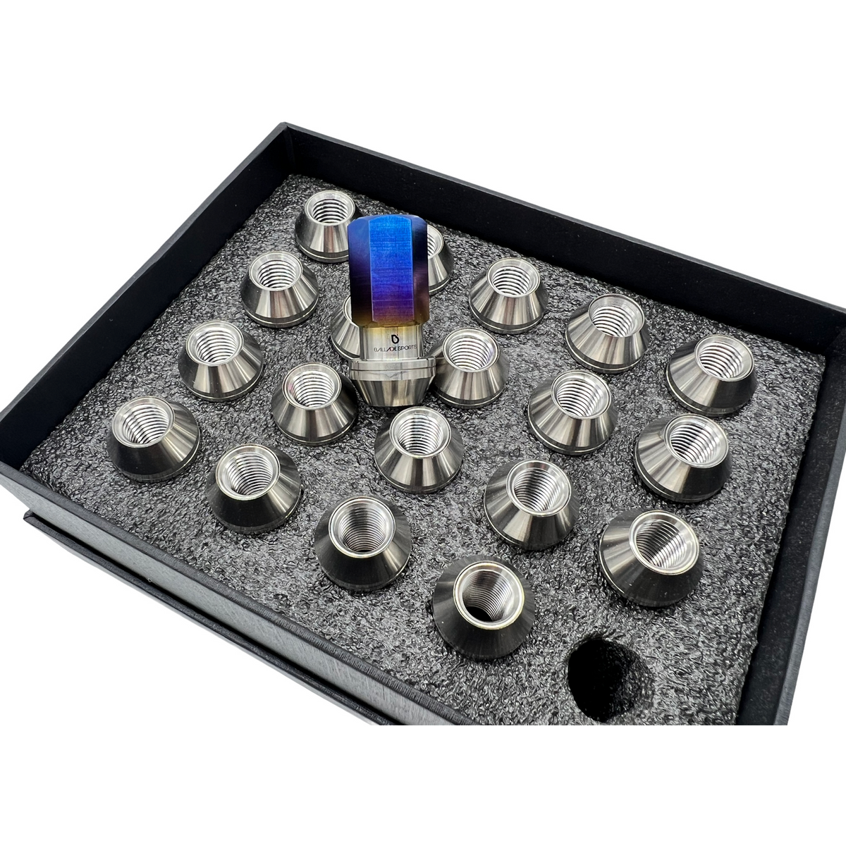 Ballade Sports Swivel Type Titanium Open End Lug Nut Set